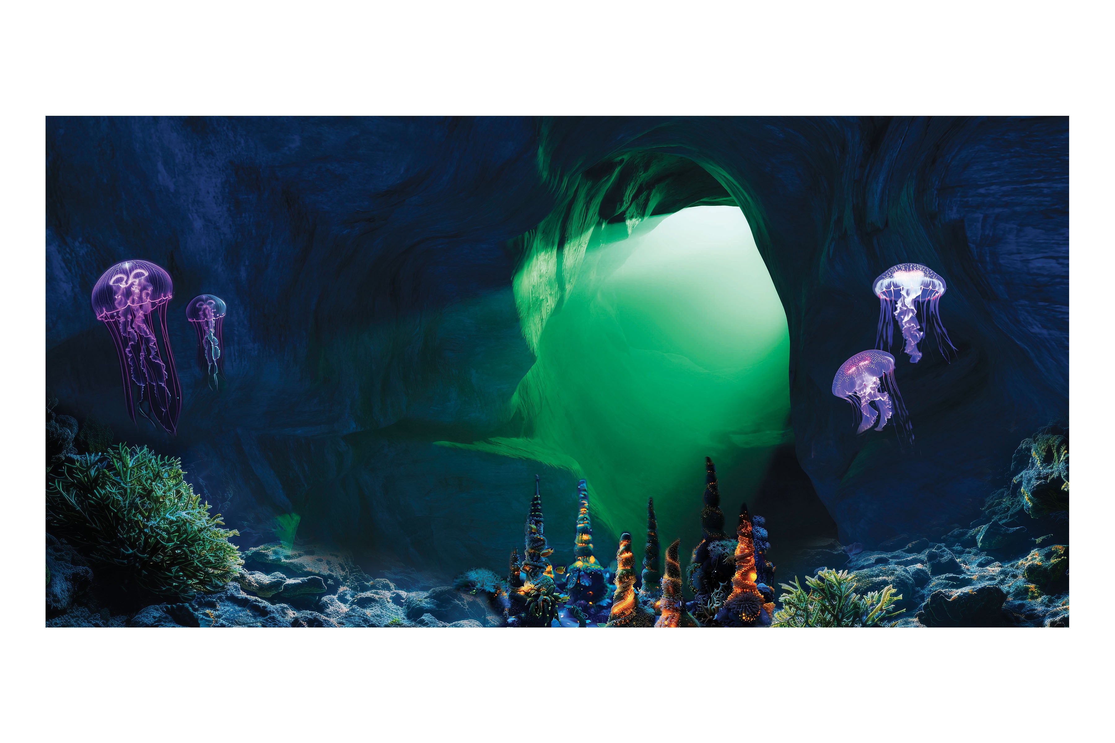 Sea Witch's Cave Theatre Backdrop – Theatre Scenes