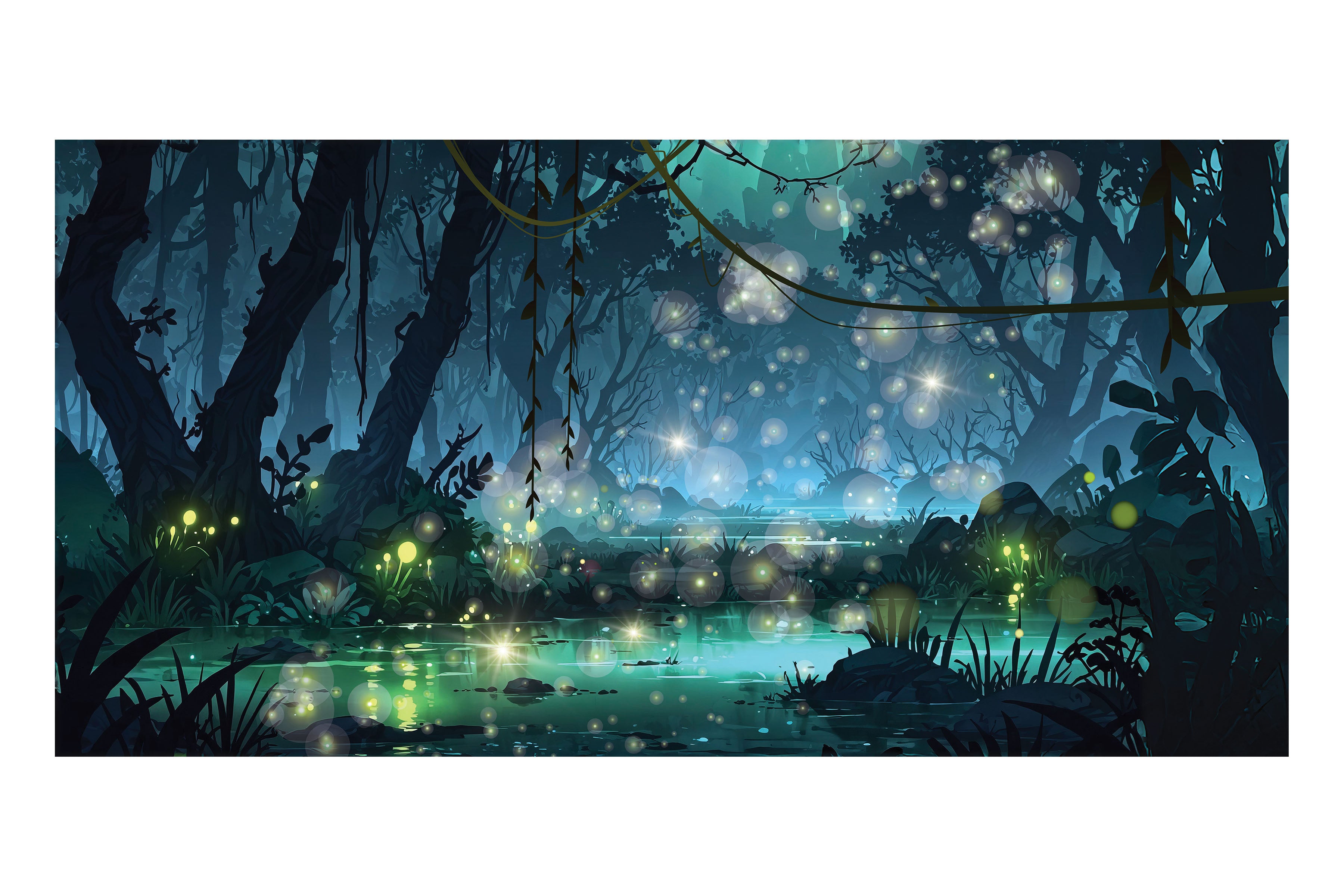 Enchanted Bayou Theatre Backdrop – Theatre Scenes