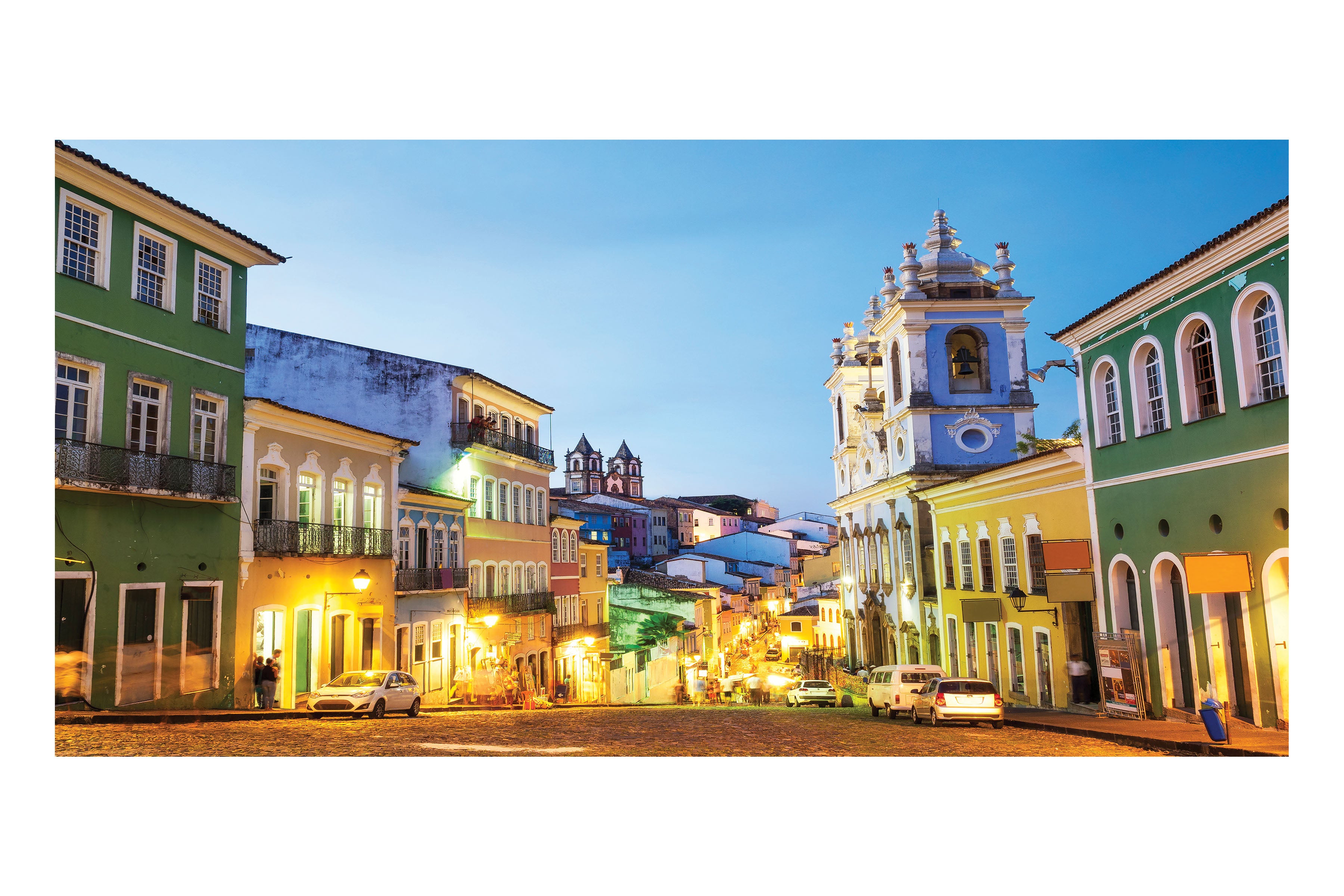 Brazilian City at Night Theatre Backdrop – Theatre Scenes