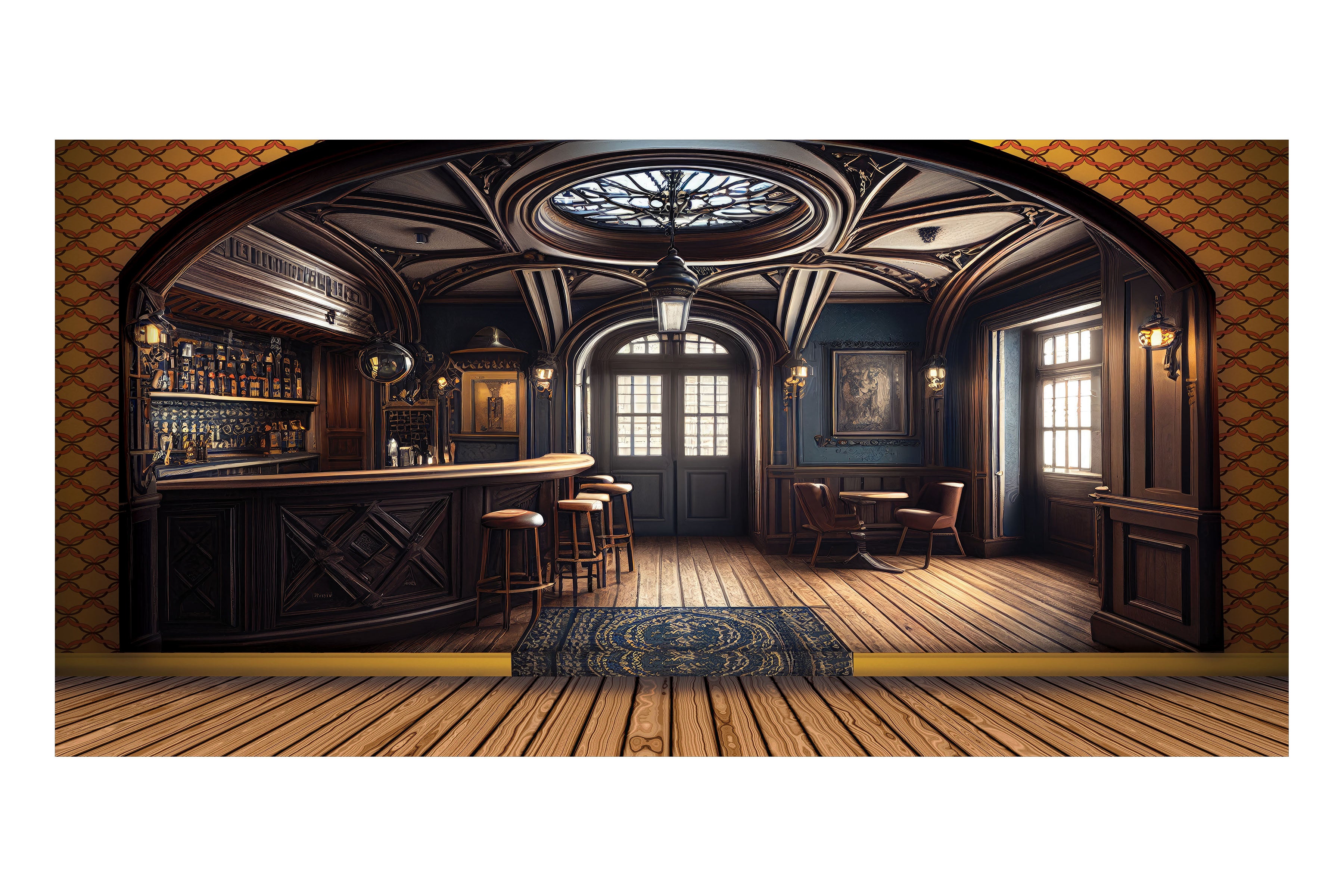 Vintage Bar Theatre Backdrop – Theatre Scenes