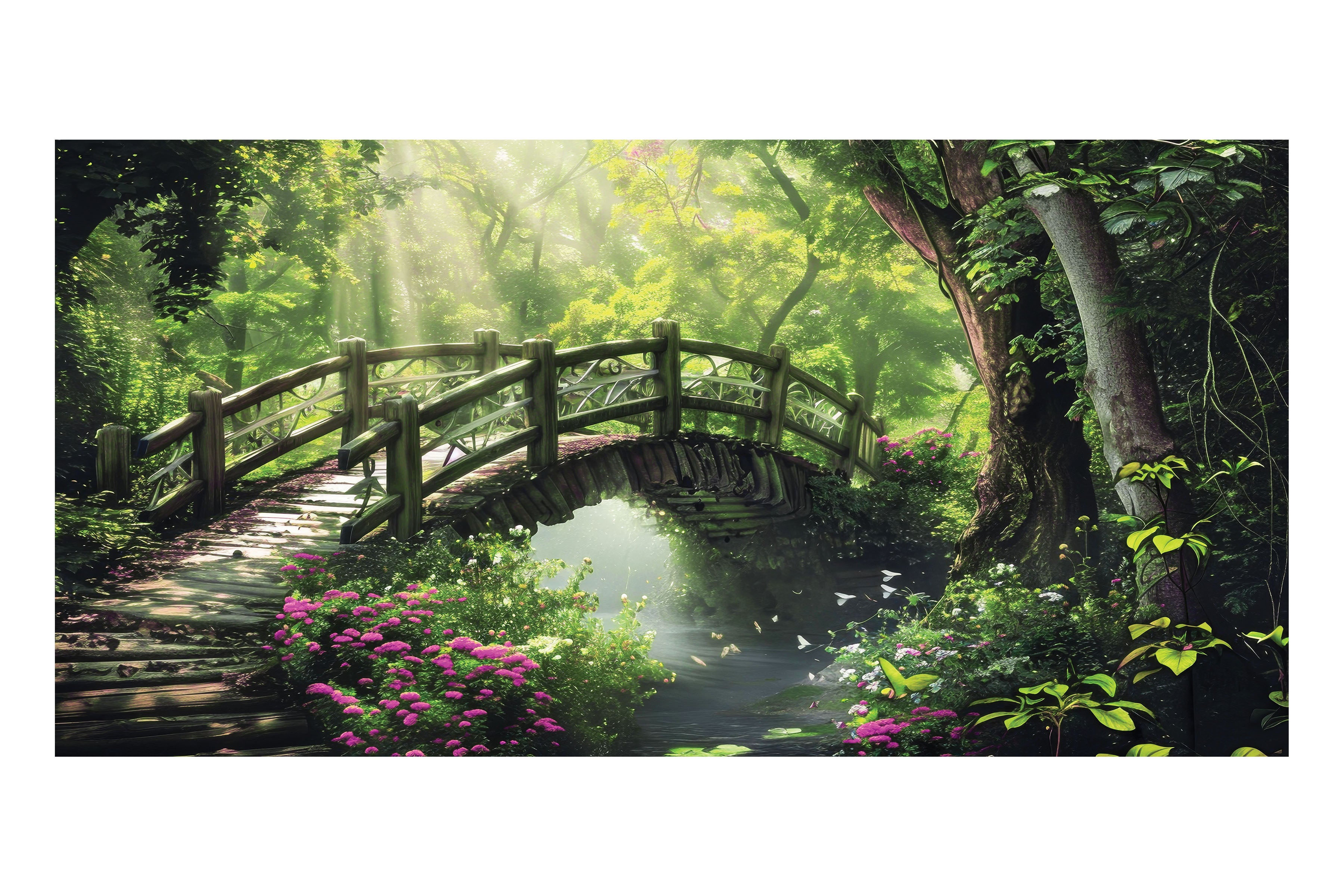 Fantasy Forest Bridge Theatre Backdrop – Theatre Scenes