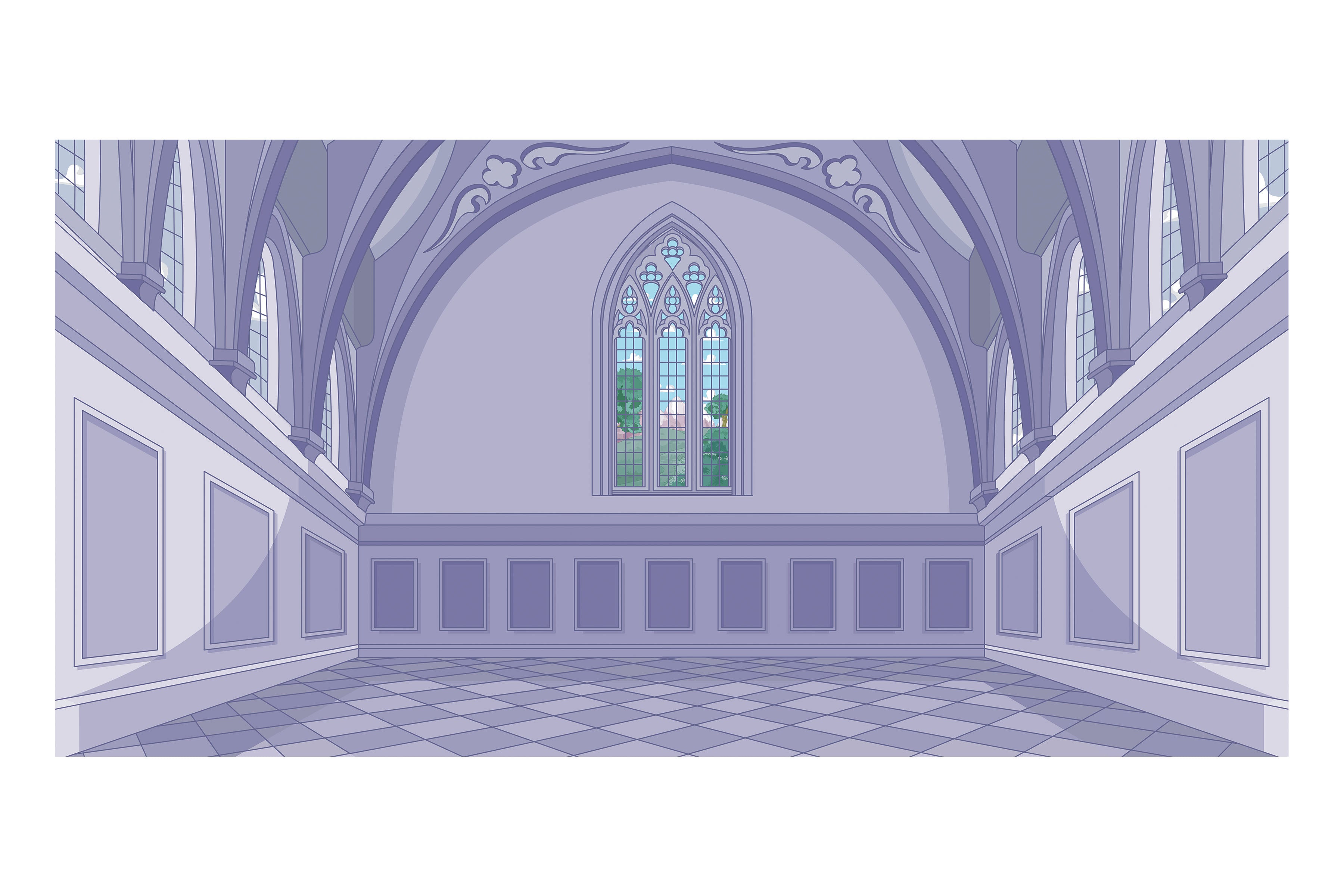 Fancy Interior C Theatre Backdrop – Theatre Scenes