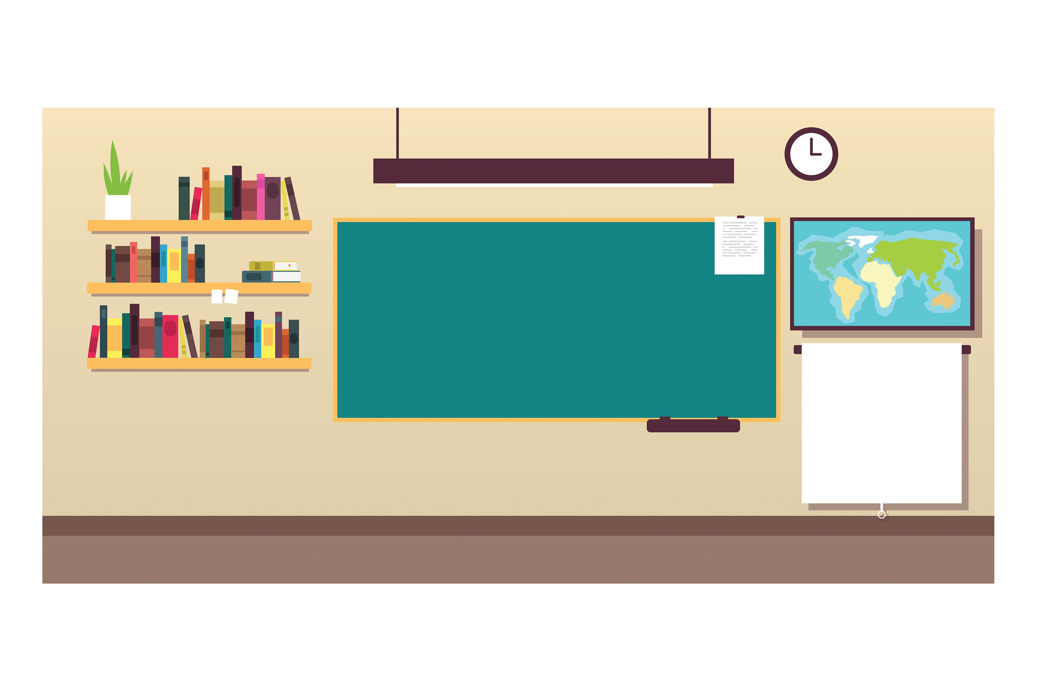 School Classroom Theatre Backdrop – Theatre Scenes