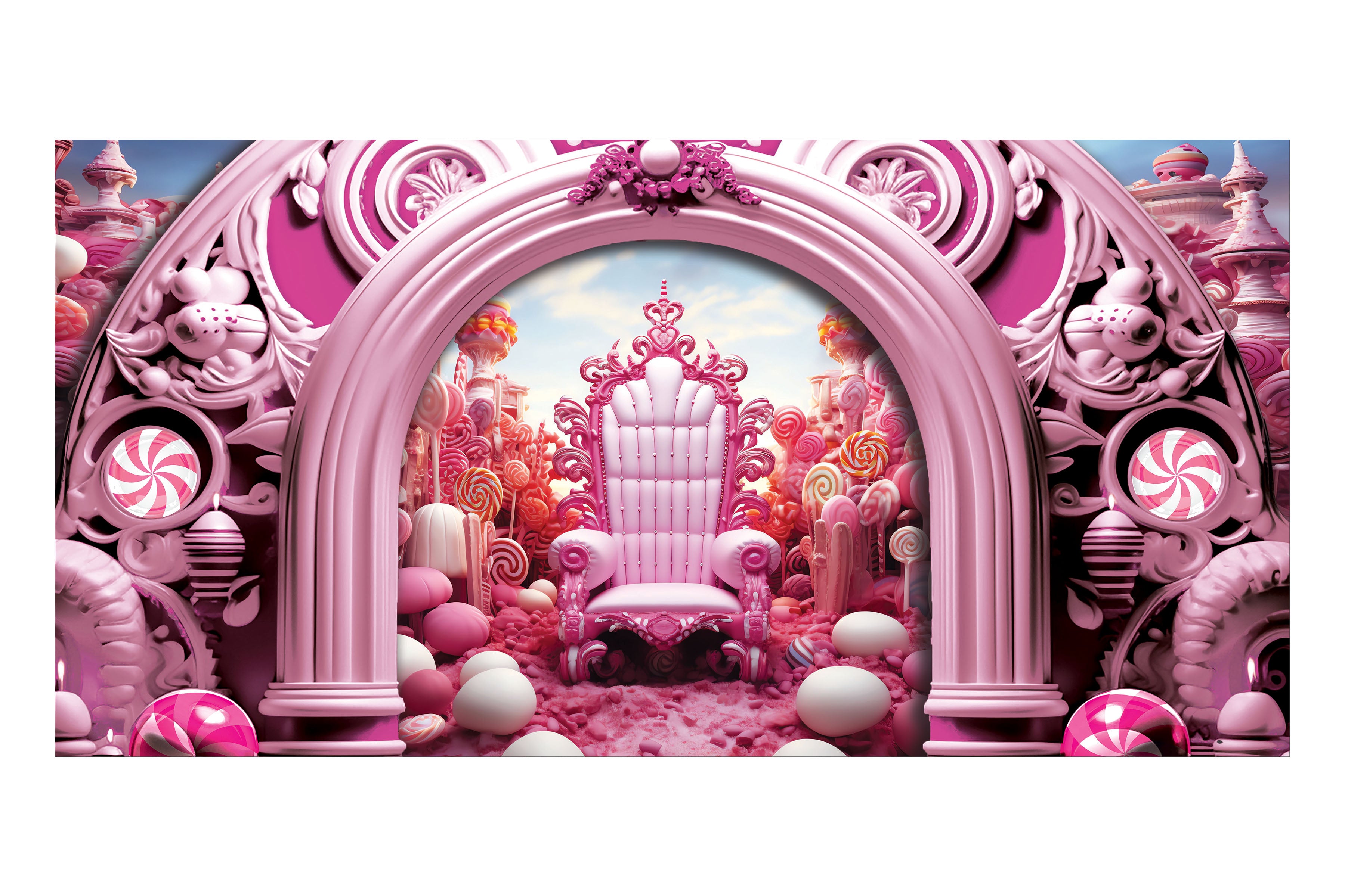 Sweet Candy Throne Theatre Backdrop – Theatre Scenes