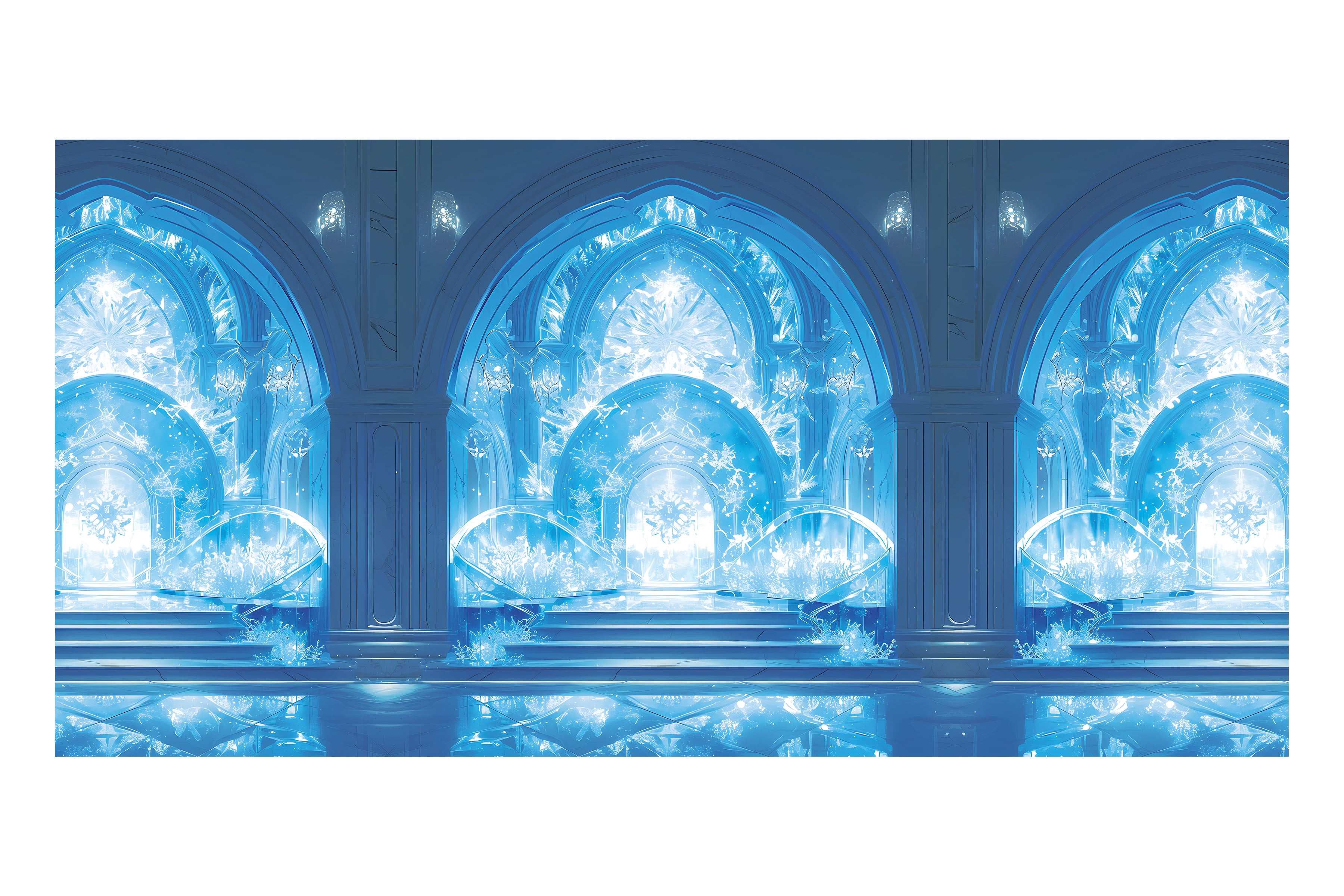 Frozen Palace Interior Theatre Backdrop – Theatre Scenes