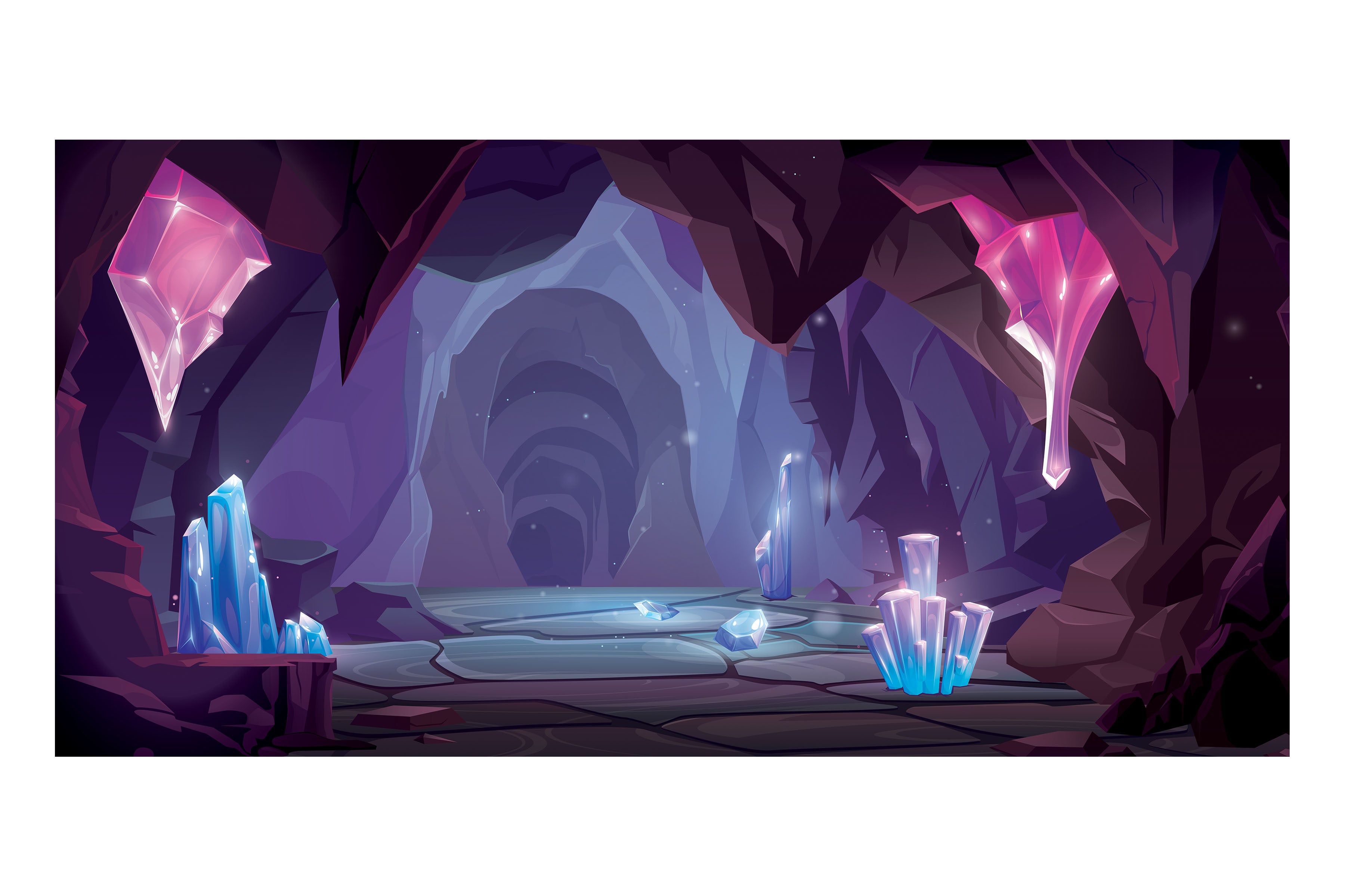 Crystal Cave Theatre Backdrop – Theatre Scenes