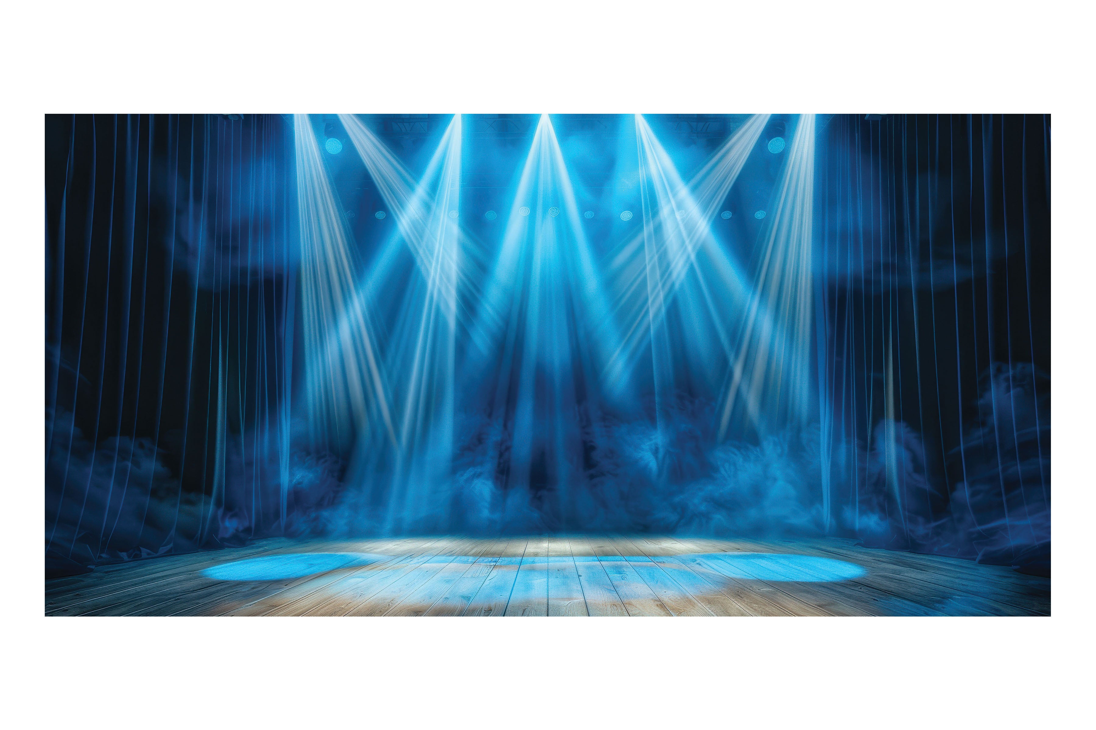 Dramatic Stage Lights Theatre Backdrop – Theatre Scenes