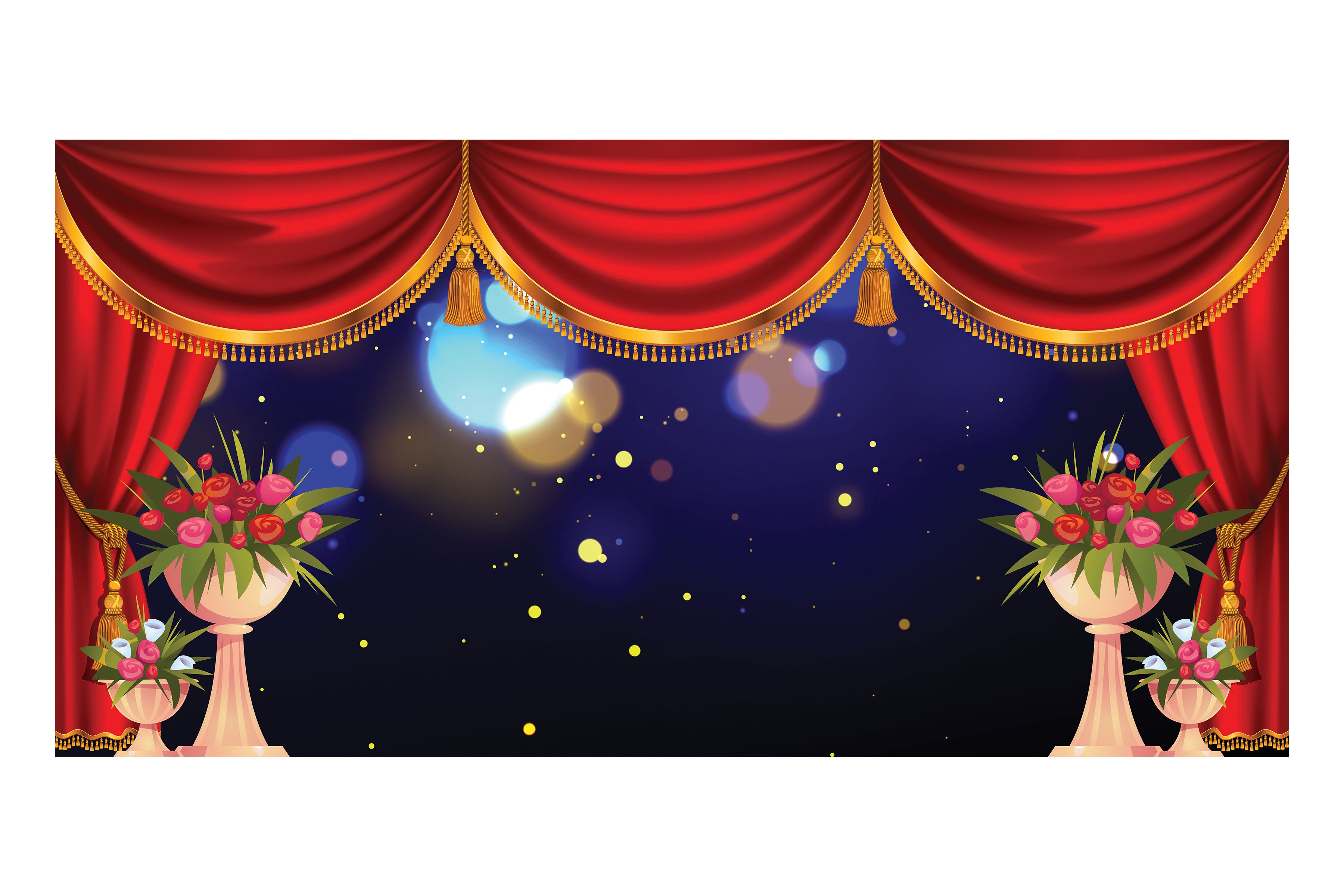 Celebration Curtains Theatre Backdrop – Theatre Scenes
